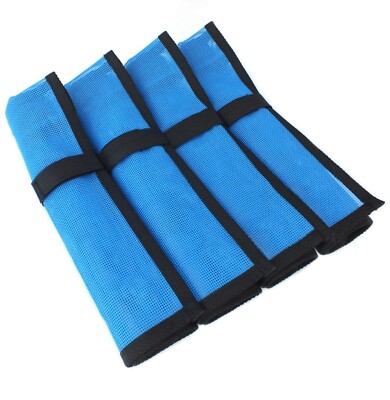 4 x Knife Jig Bags Fishing Lure Rolls 4 Pocket Mesh Back Great for ...