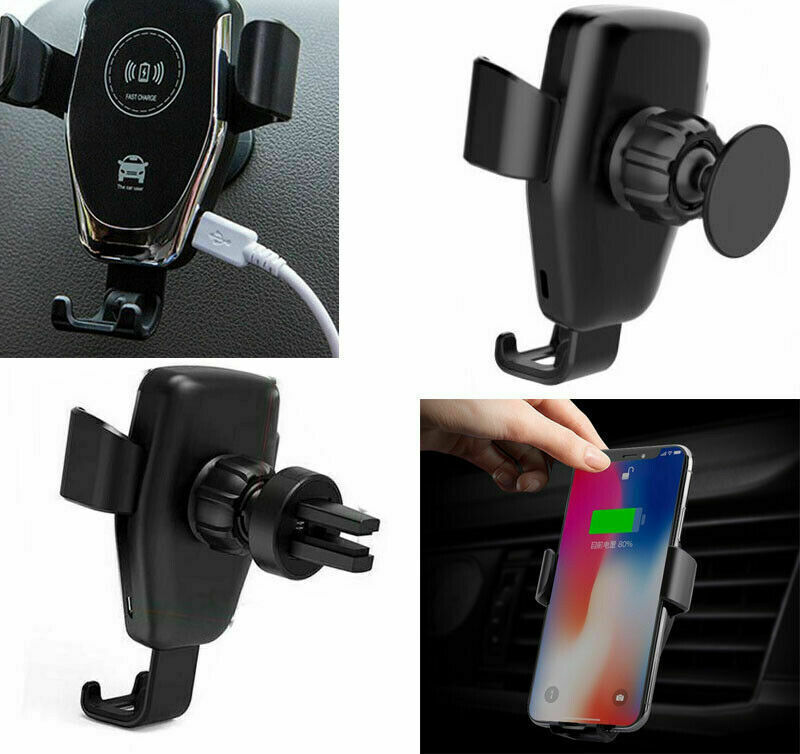 Automatic Clamping Wireless Car Charger Stand with 10W Fast Charging ...