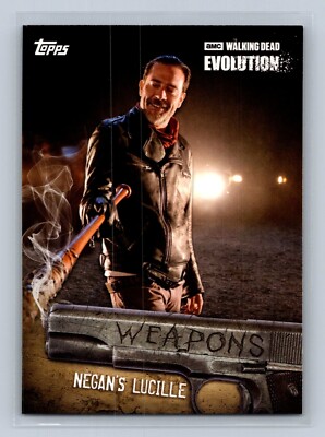 Negan's Lucille - 2017 Walking Dead Evolution Weapons Insert Card # W-8 ...