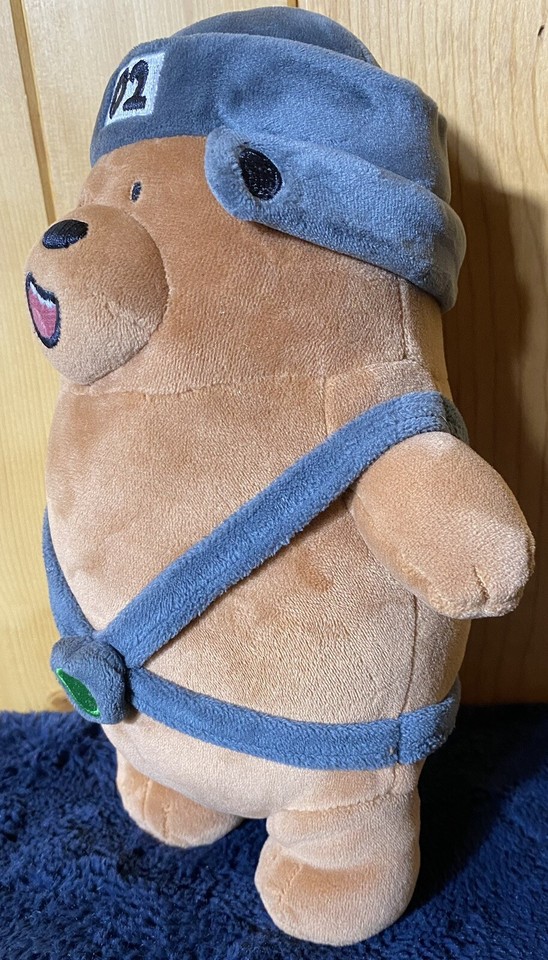 Miniso Life We Bare Bears Cartoon Network Grizz Grizzly Bear Plush ...