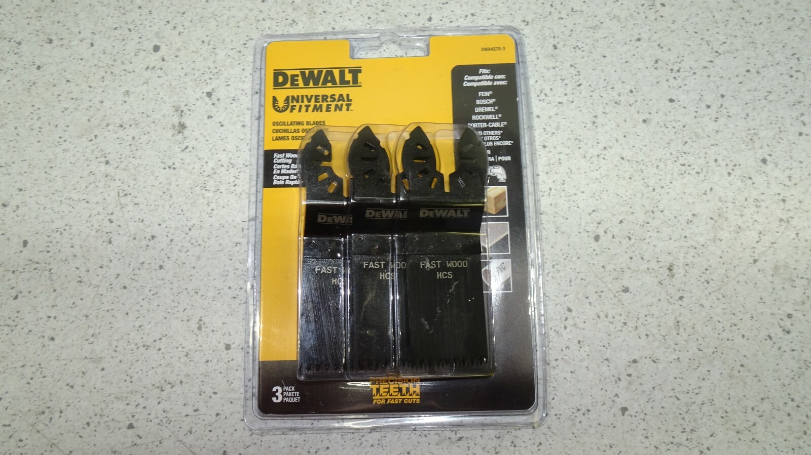 Dewalt oscillating blade 1 1/4" 3 pack DWA4270-3 885911471367| eBay