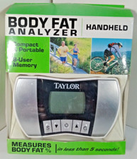 Taylor Handheld Body Fat Analyzer Measure BF Under 5 Seconds Model 5610 ...