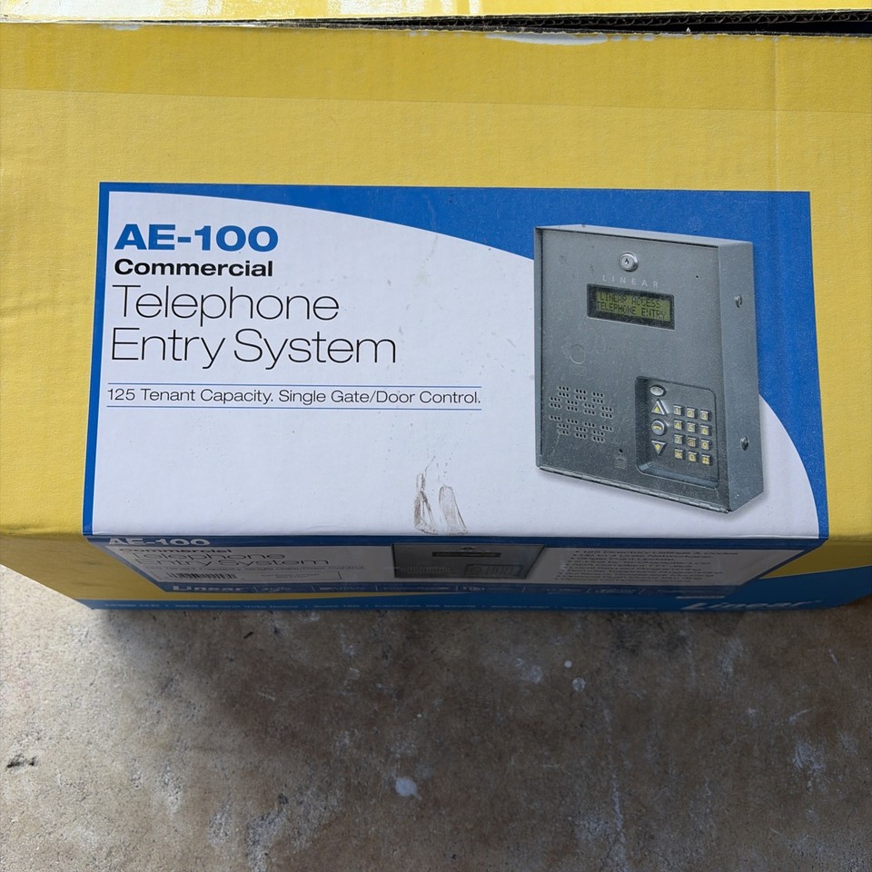AE-100 Commercial Telephone Entry System Linear, One Door Access ...