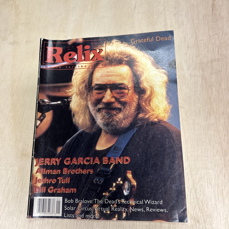 Relix Magazine Music For The Mind 1991 Greatfull Dead Jerry Garcia ...