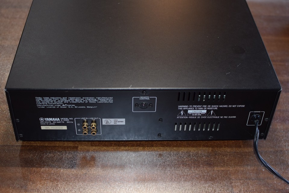YAMAHA K-1020 3-Head, Dual capstan, Dolby B/C, DBX Cassette Deck ...