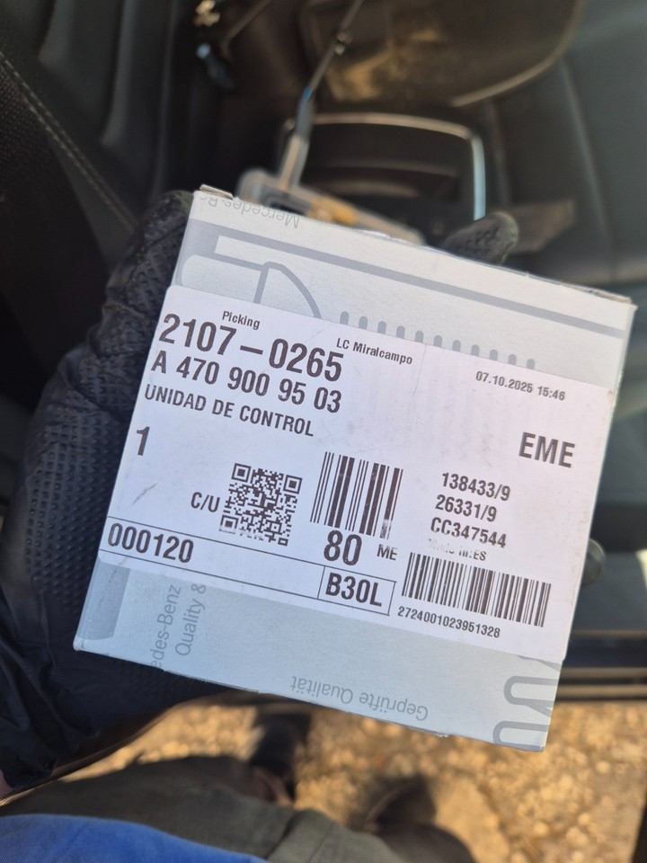 Mercedes x350d A4709009503 unidad de control ocupacion asiento pasajero ...