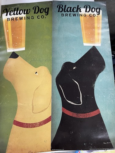 Black Dog Brewing And Yellow Dog Brewing Posters | eBay