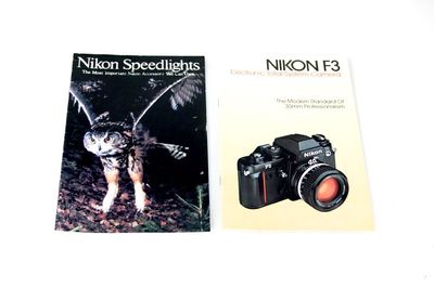 NIKON F3 CAMERA CATALOG NIKON SPEEDLIGHTS CATALOG | eBay