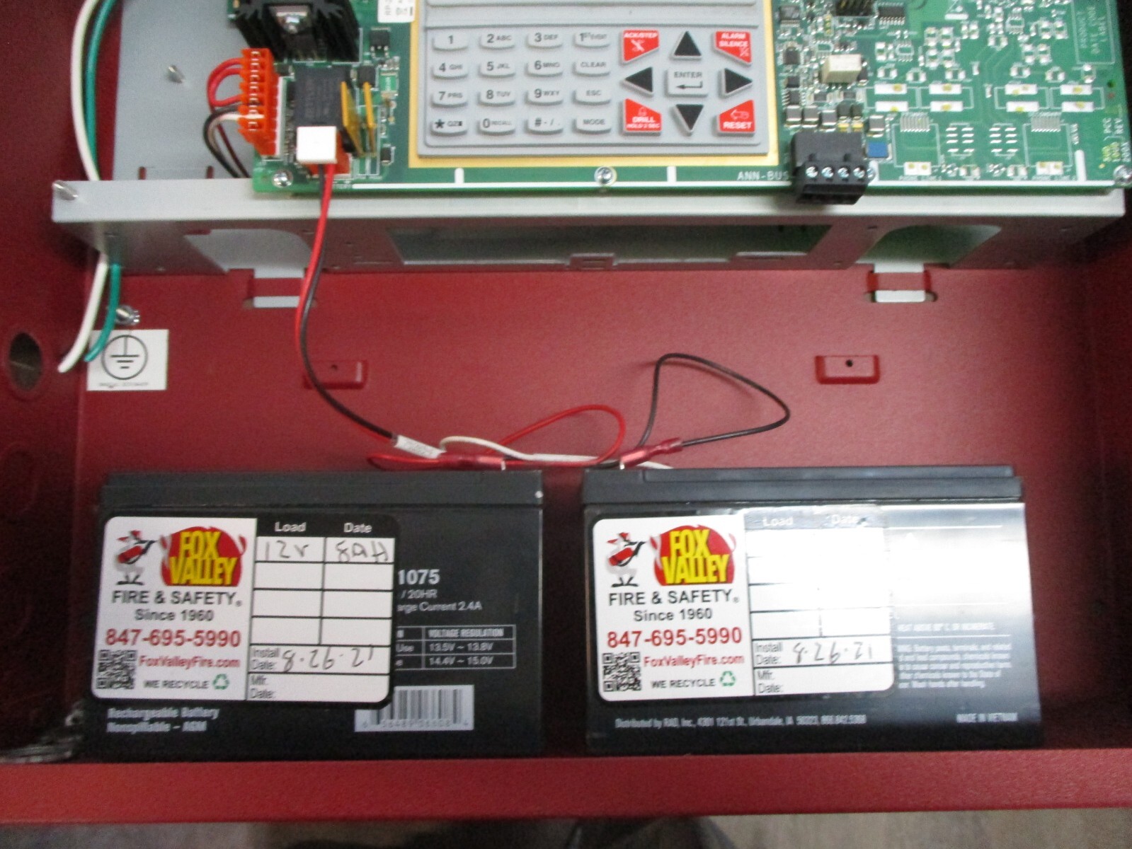 Honeywell Notifier Control Panel RP-2002E Used | eBay