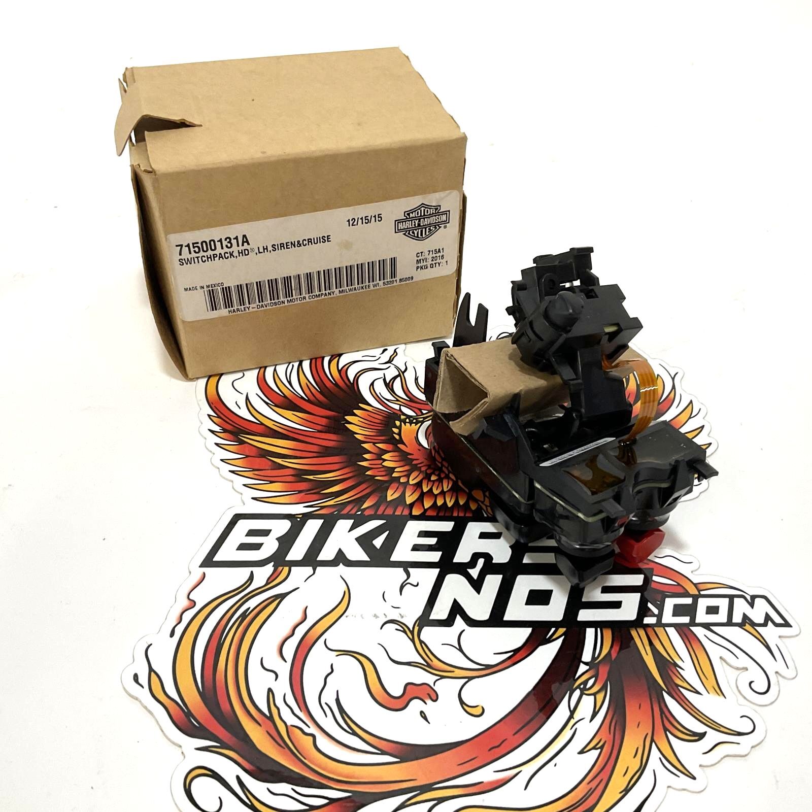 New Genuine Harley 2014-2020 FLHP FLHTP Left Hand Switch Control Pack ...