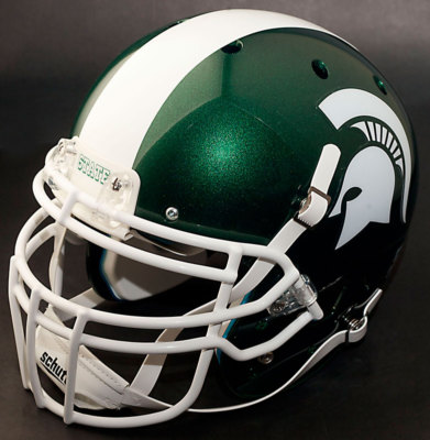 MICHIGAN STATE SPARTANS Football Helmet | eBay