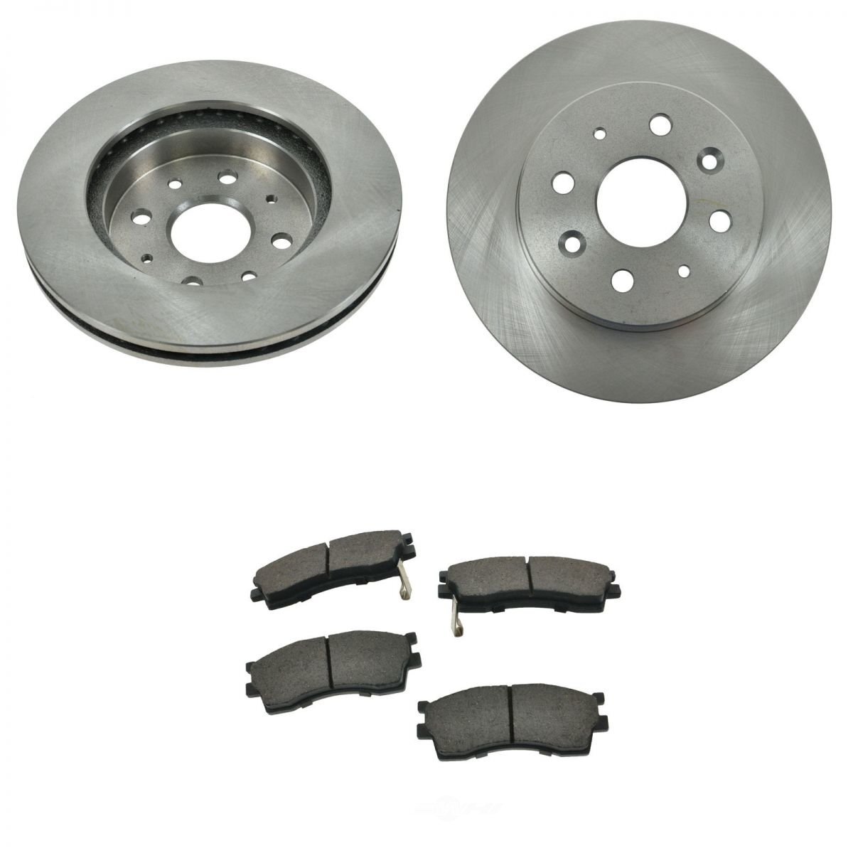 Disc Brake Kit-Ceramic Brake Pad and Rotor Kit TRQ BKA16456 fits 2003 ...