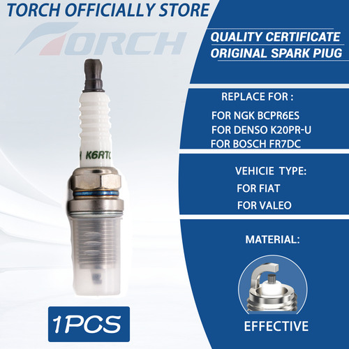 TORCH K6RTC Small Engine Spark Plug Replace for Champion RC12YC for NGK ...