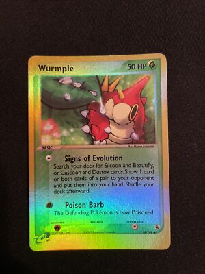 Pokémon TCG Wurmple EX Ruby and Sapphire 78/109 Reverse Holo Common | eBay