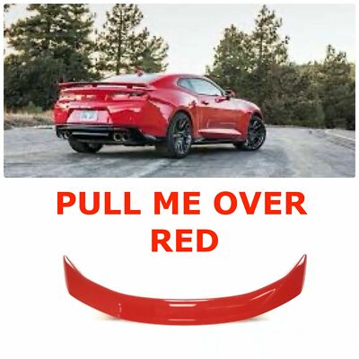 2019-2020 Chevy Camaro SS rear spoiler wing with camera OVER RED ...