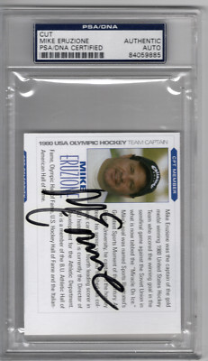 1980 Miracle On Ice Mike Eruzione Team Captain Auto PSA | eBay