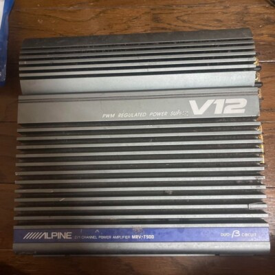 Alpine MRV-T500 V12 2 Channel 300W Car Power Amplifier Working ...