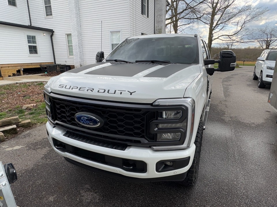 Fits Ford F350 F250 Super Duty Hood Stripes Vinyl Graphics Decal 2023 ...