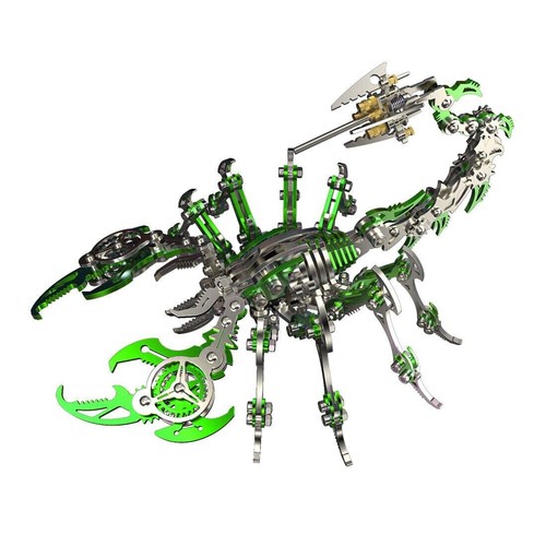 ZERO PLAIN 3D Scorpion DIY Metal Puzzle Model Kit (Green) Steampunk ...
