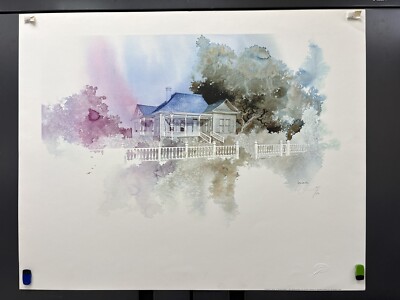 Michael Atkinson, Grandad's House, Watercolor Fine Art, Lithograph | eBay