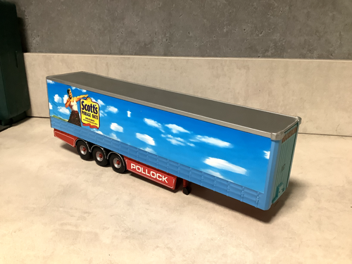 Corgi model truck 1:50 scale - CODE 3 POLLOCK PORRIDGE CURTAINSIDE ...
