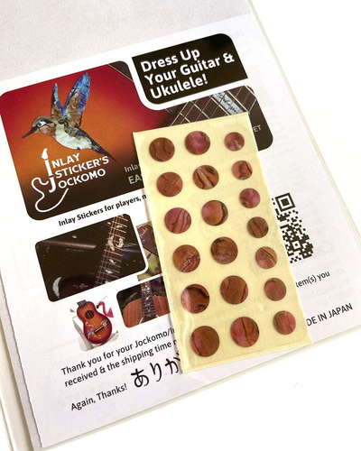 Inlay Sticker Fret Markers for Guitars & Bass - Custom Dots - Abalone ...