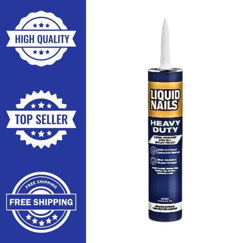 Liquid Nails Heavy Duty 10 oz.White Low VOC Construction Adhesive, Free ...