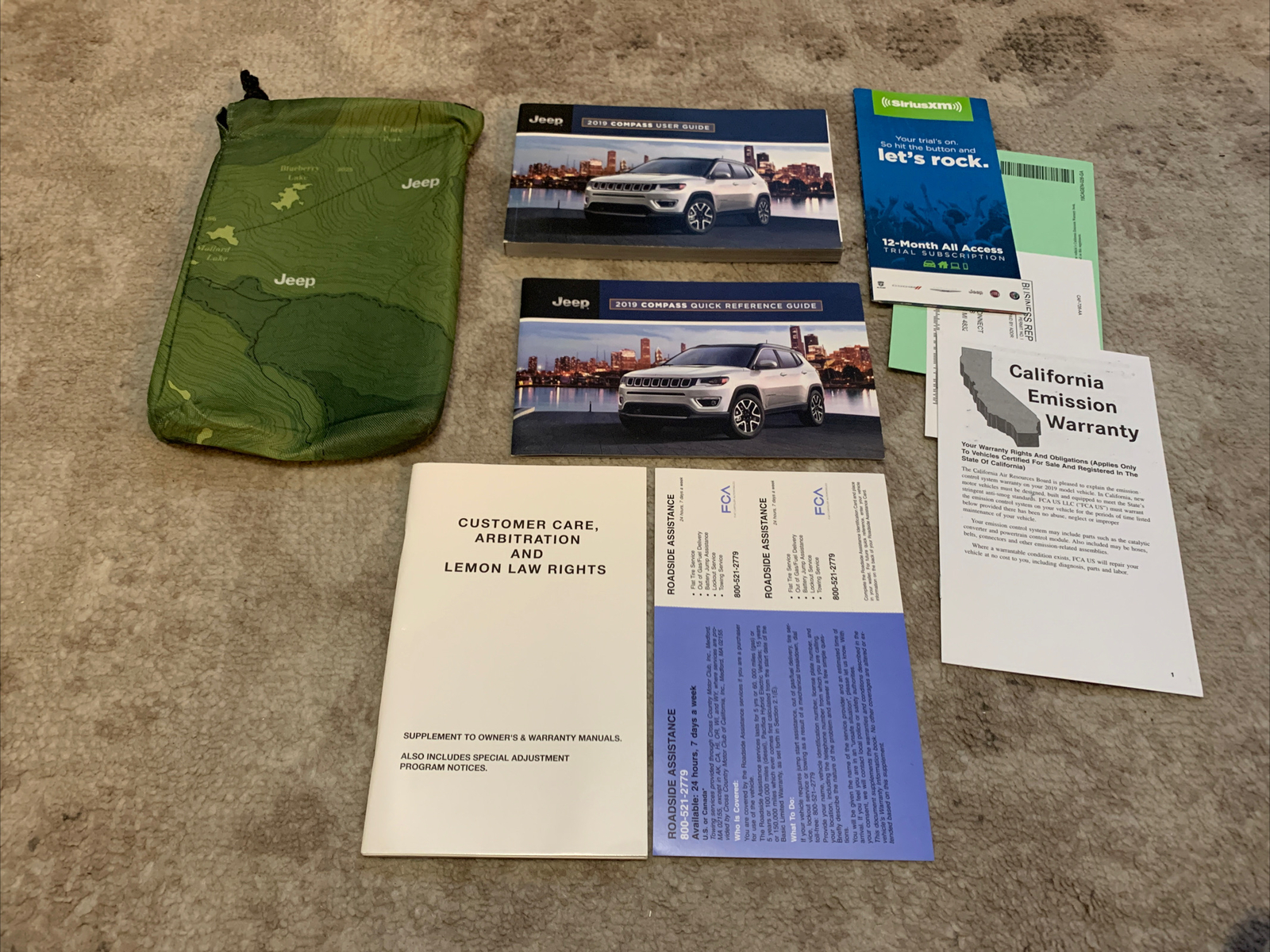 2019 Jeep Compass Owners Manual With Case OEM Free Shipping | eBay