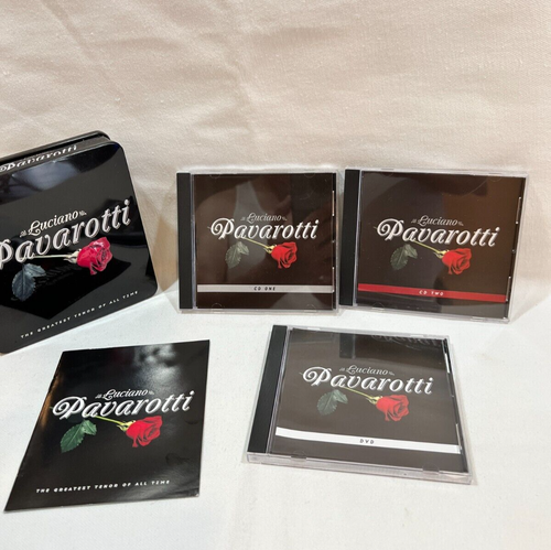 LUCIANO PAVAROTTI CD, DVD In Tin Box The Greatest Tenor of all Time 3 ...