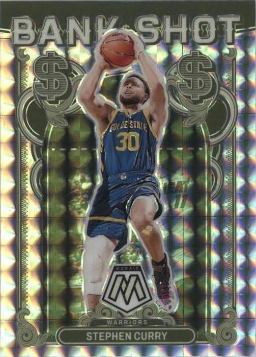 2023-24 Panini Mosaic - Bank Shot Stephen Curry #4 Mosaic Prizm for ...