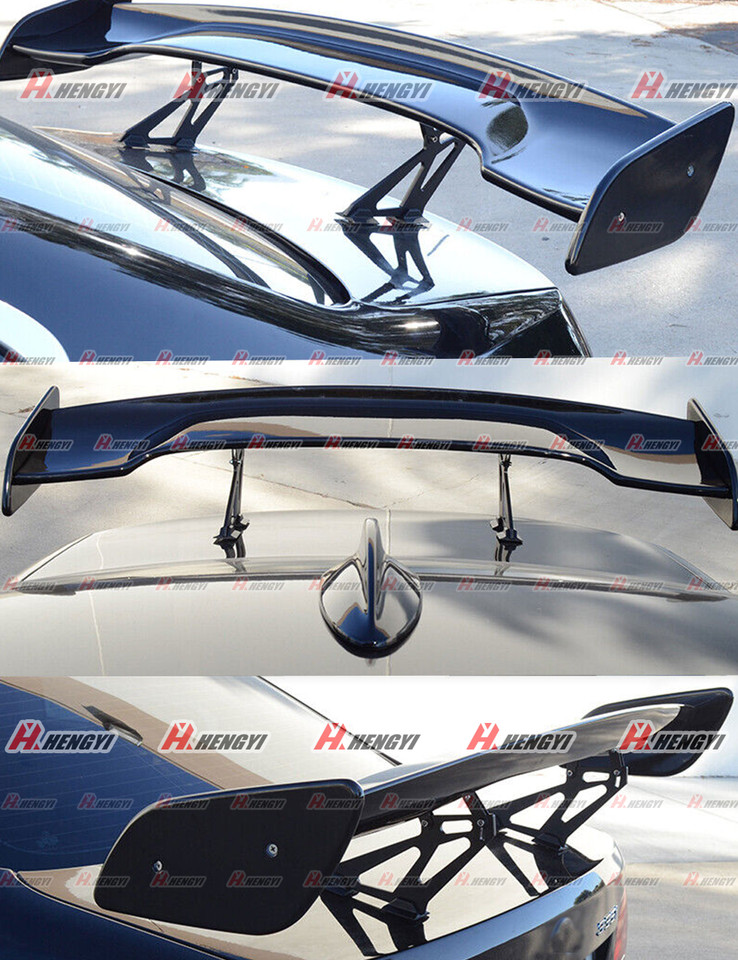 Universal Rear Trunk Spoiler GT Style Adjustable Racing Tail Wing ...