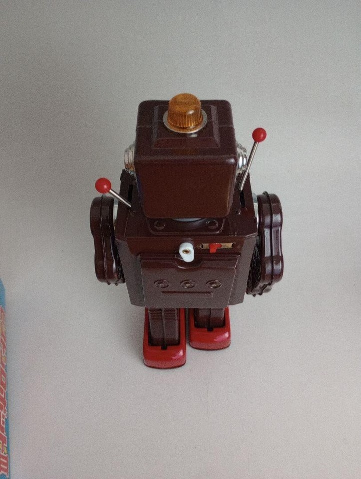 Metal House Robot Series VIntage Tin Toy Piston Robot 3 III Showa Retro ...