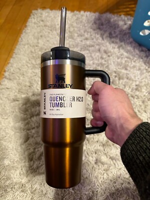 Stanley 30oz Stainless Steel H2O Quencher FlowState Tumbler Maple Glow ...