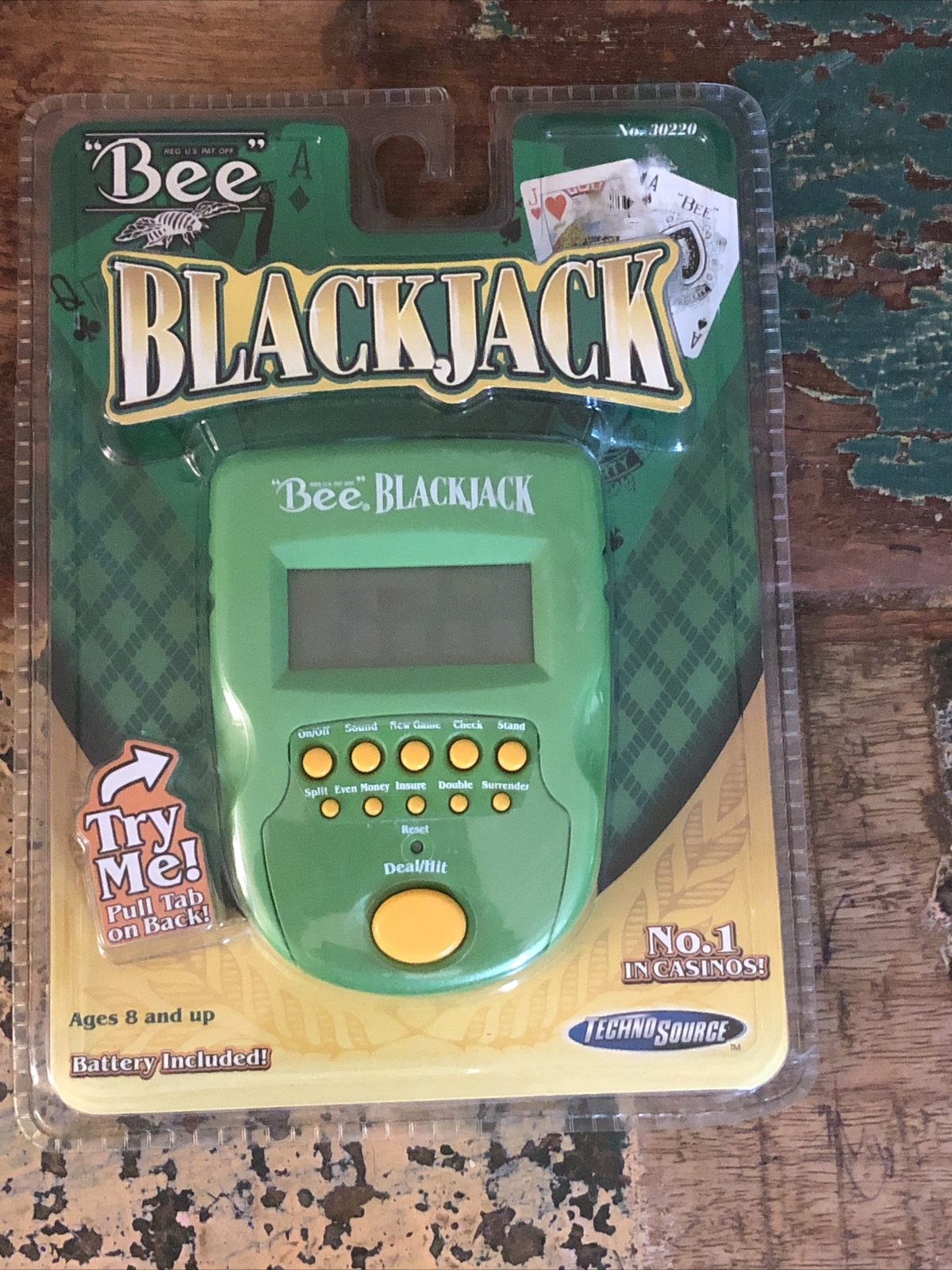 Technosource Bee Blackjack Electronic Handheld Game #30220 - for sale ...