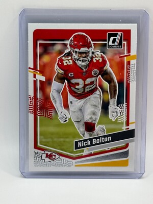 Nick Bolton Base Card 2023 Panini Donruss Football #148 Kansas City ...