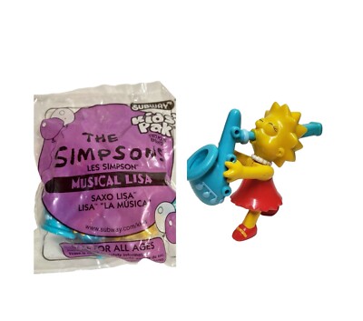 Subway Toys The Simpsons Lisa Simpson playing the Saxophone! NIP ...