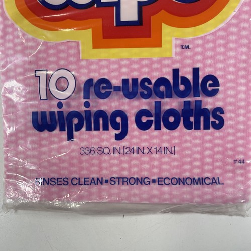 VTG NOS SEALED 70'S Magla Easy Wipe Cloths 10 pack Re-Usable | eBay