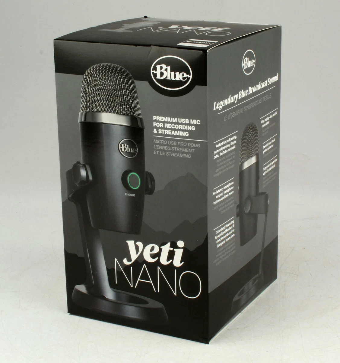 Blue Microphones Yeti Nano USB コンデンサー マイク Shadow Gray イエティ ナノ シャドー グレー ...