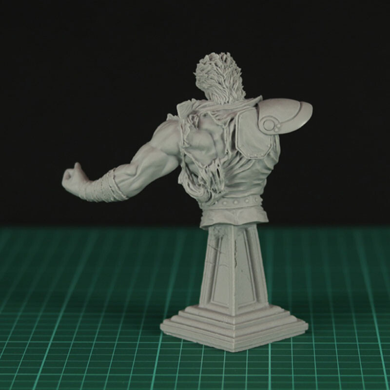 Hokuto no Ken ケンシロウ Unpainted 1/10 Half Bust Resin Figure GK Model ...