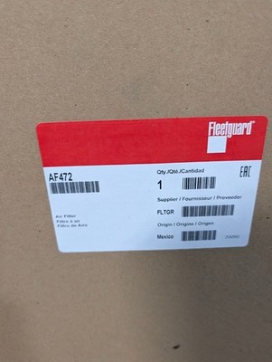 Fleetguard Af472 Air Filter new in box FREE SHIPPING GENUINE OEM | eBay