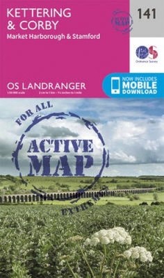 Kettering & Corby (OS Landranger Map) by Ordnance Survey [Sheet map ...