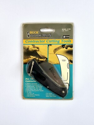 Buck Knife Work-Man 811BK 811 BK Brand New Sealed Workman USA Made | eBay