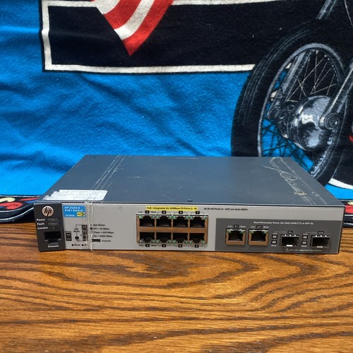 HP 2530-8G 8x Port PoE+ Switch J9780A No Apdater UNTESTED | eBay