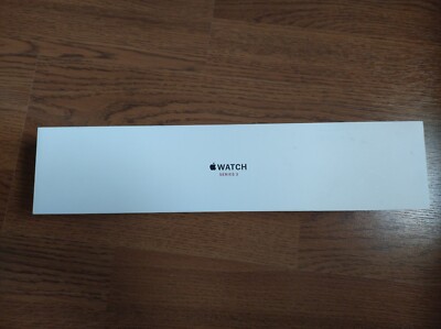 Apple Watch Series 3 BOX ONLY NO WATCH 38mm Silver Al Fog Sport Band ...