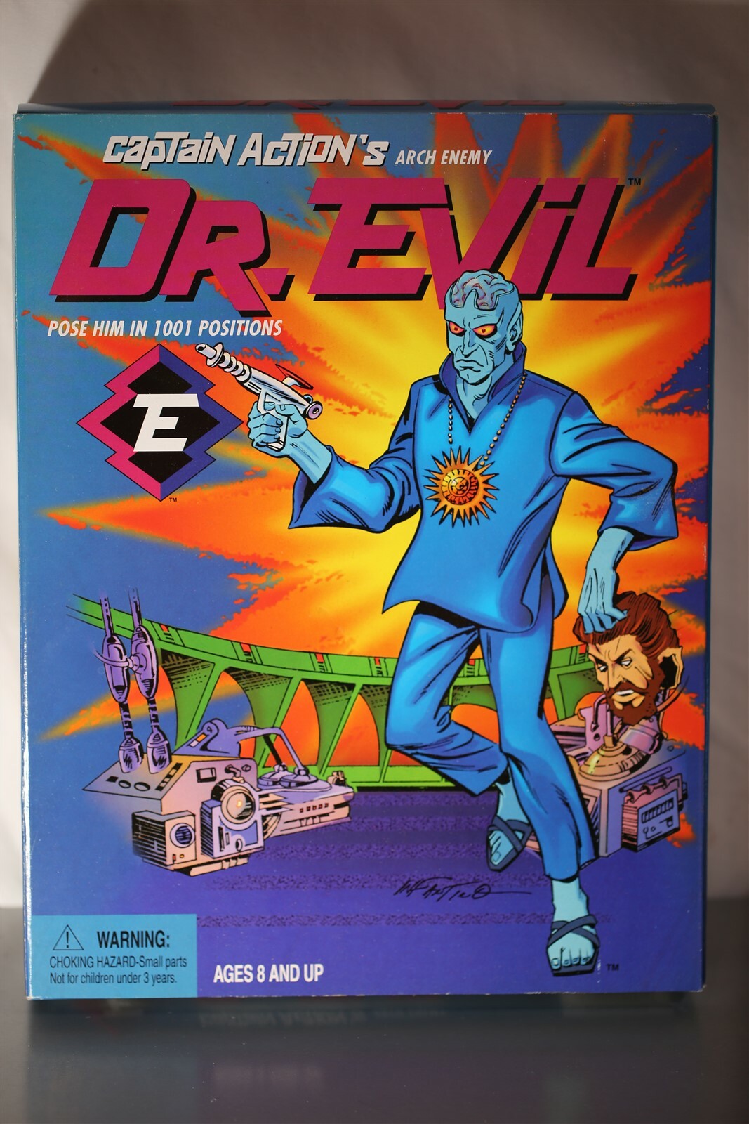 NIB VINTAGE 90s Captain Action Dr. Evil Doll Figure Playing Mantis 1998 ...