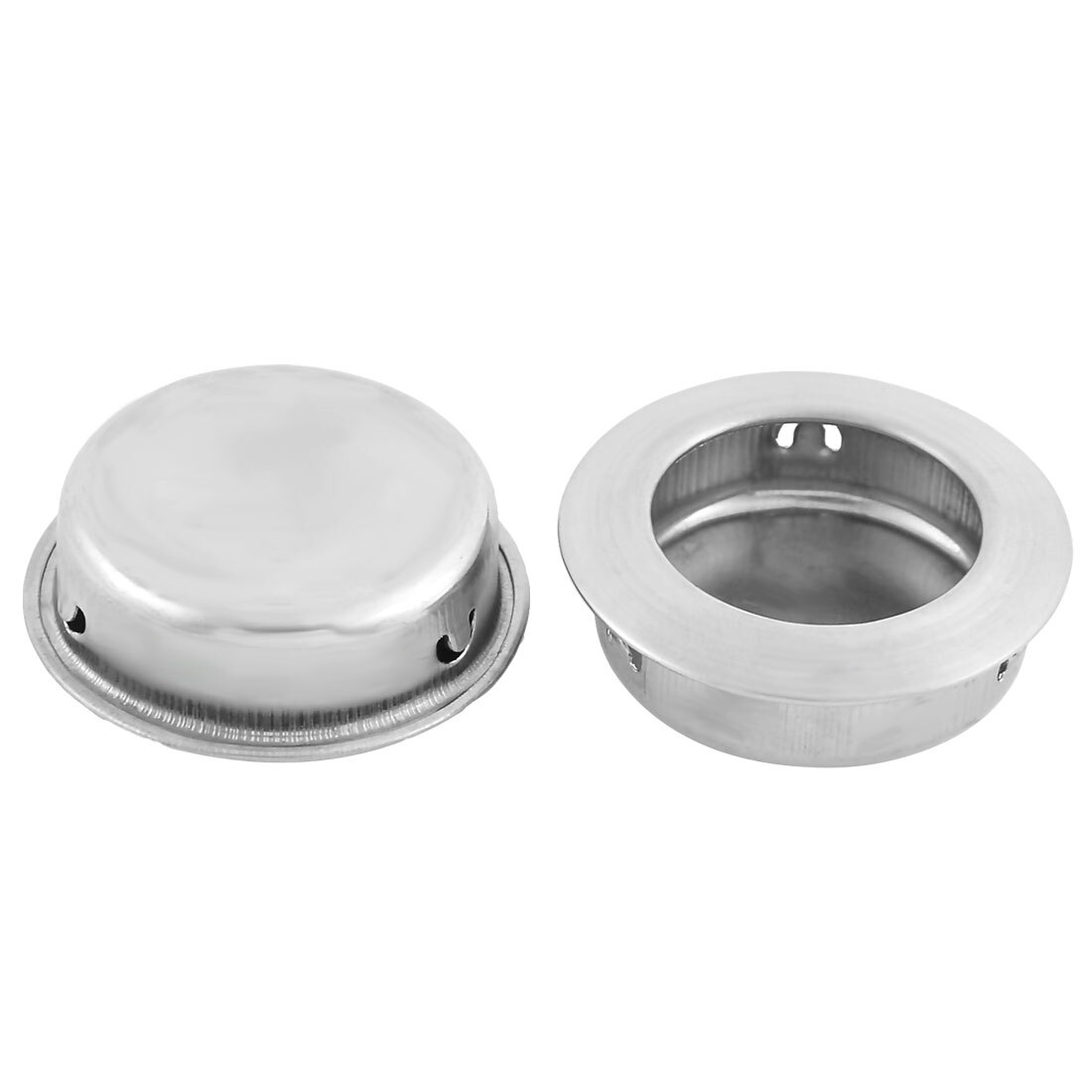 Cabinet Stainless Steel Circular Recessed Flush Door Handle Pull 40mm ...