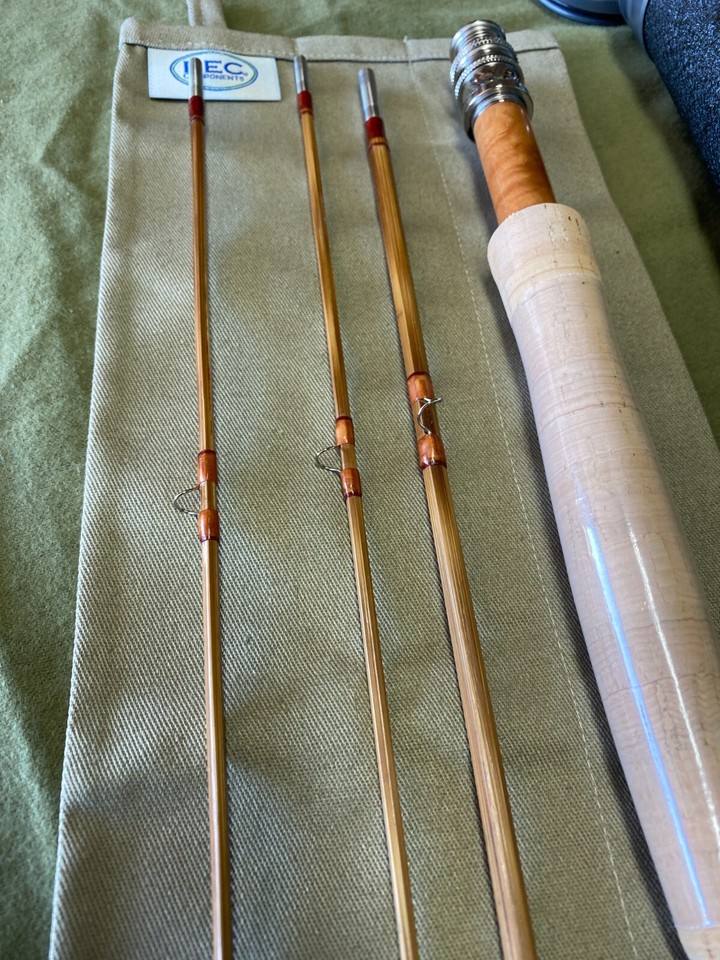 Leonard Catskill Taper Bamboo Fly Rod 8 ' 3 piece 2 tips 2 / 3 wt | eBay