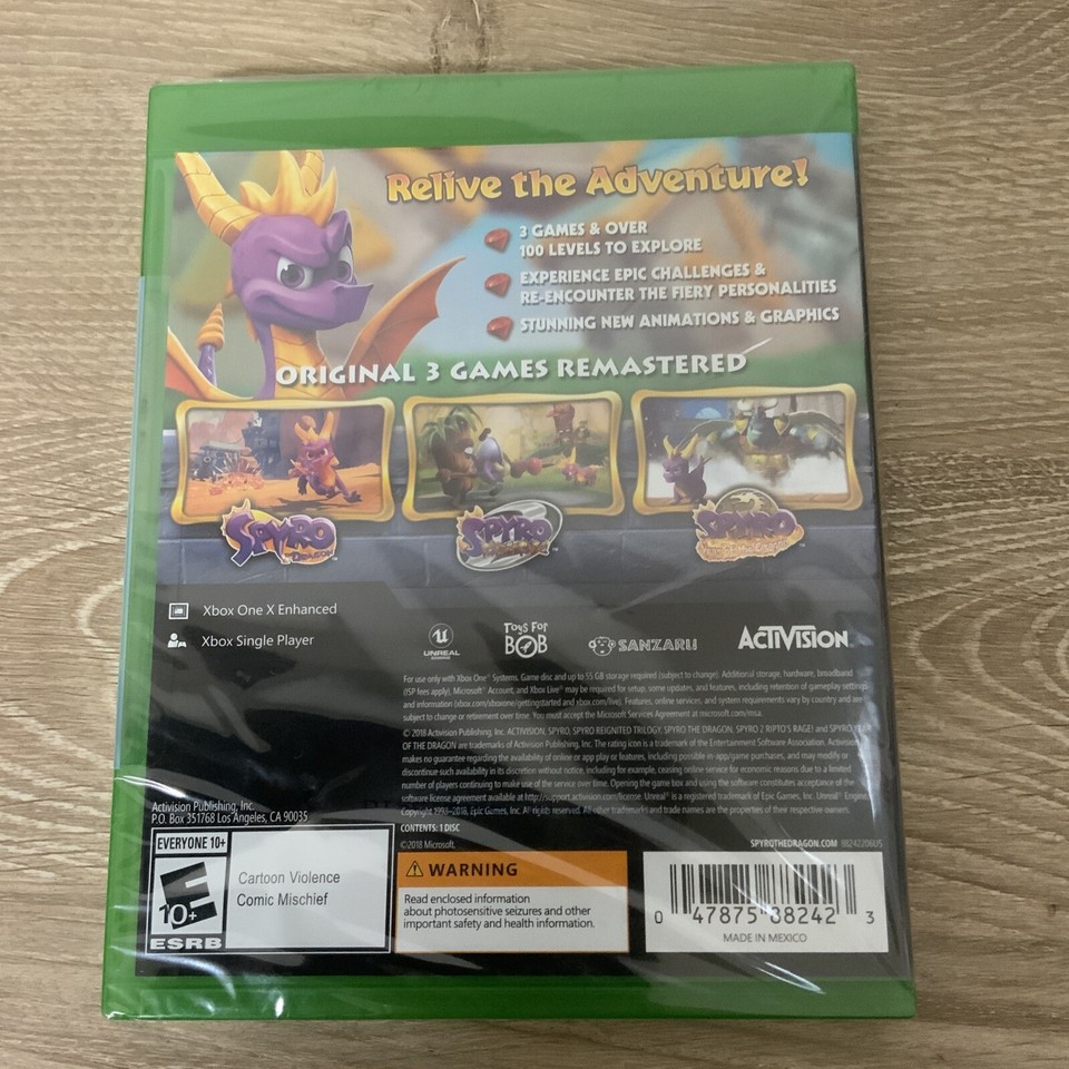 📀 Spyro Reignited Trilogy - XBOX ONE (NEW) LOOSE DISC 47875882423| eBay