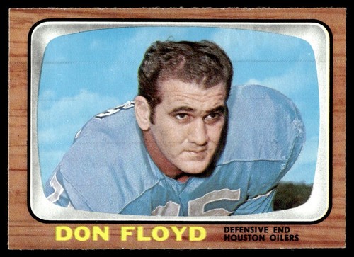 1966 Topps Football Card Don Floyd Houston Oilers #54 EX-MT | eBay