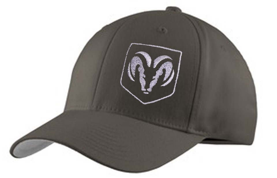 Ram Truck hat cap fitted flexfit curved bill Dodge | eBay